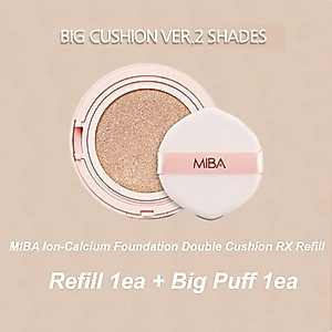 MIBA Ionized Calcium Foundation Double Cushion RX Refill 25 g / 0.88 oz (No 21) Big Cushion SEASON 2
