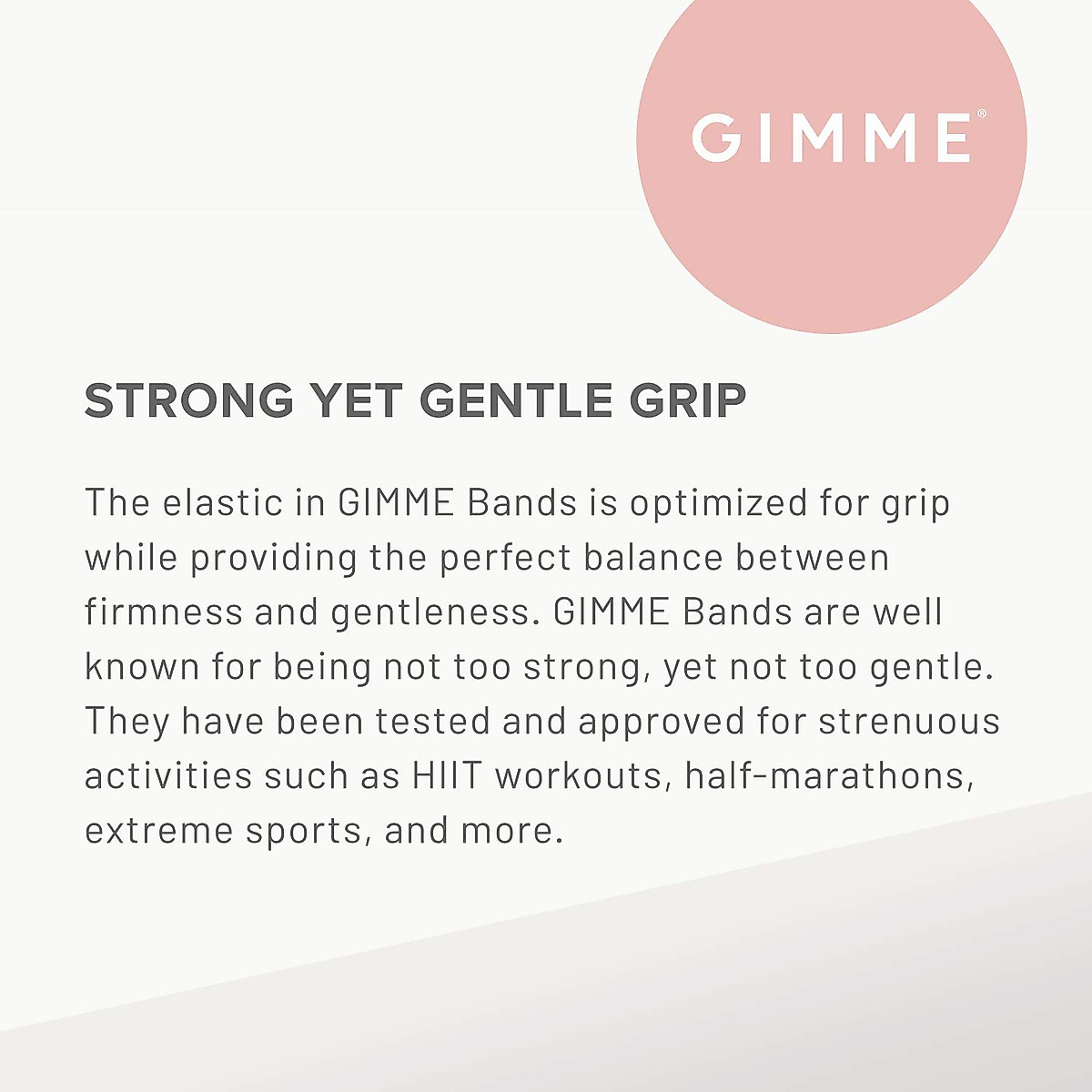 Gimme Beauty - Fine Hair Ties - No Damage Hair Bands - Neutral - Seamless Microfiber Elastics - Hair Accessories With All Day Hold - No Snagging, Dents, or Breakage Hair Tie Pack (9 count)