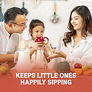 Mushroom Mug 12oz - Cute Ceramic Mushroom Cup for Coffee Tea and Mushroom Themed GIfts - Cool Cottagecore Aesthetic Kawaii Unique Fun Funky Novelty Hippie Fungi Toadstool Enamel Mushroom Decor Stuff