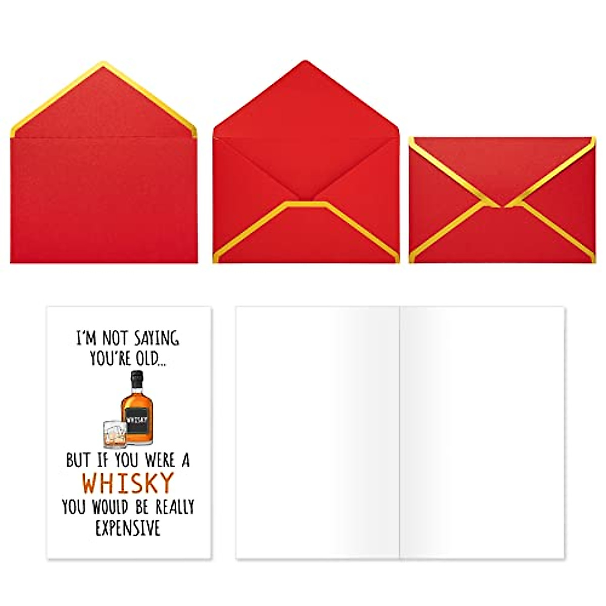 30th 40th 50th 60th Birthday Card for Women Men - Funny Bday Greeting Card for Friend Brother Son, Gag Card Gifts for Him