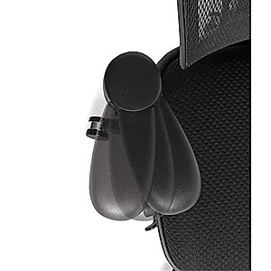 Workpro™ - Chair - Quantum 9000 Series Mid-Back Mesh/fabric Chair Black/sky x x 28" D - 43-3/4" H x 29-1/2" W - 28" x 29