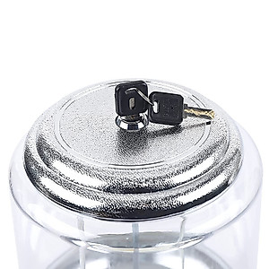 Candy Machine Commercial Automatic Candy Machine Vending Machine Bubble Gum Machine Home Vending Machine Coin Gumball Machine for Kids (Yellow)