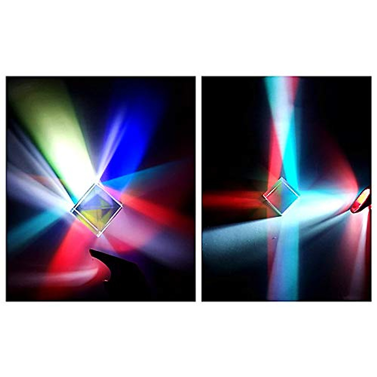 23mm X-Cube RGB Prism Dispersion Prism for Physics and Decoration 1pcs