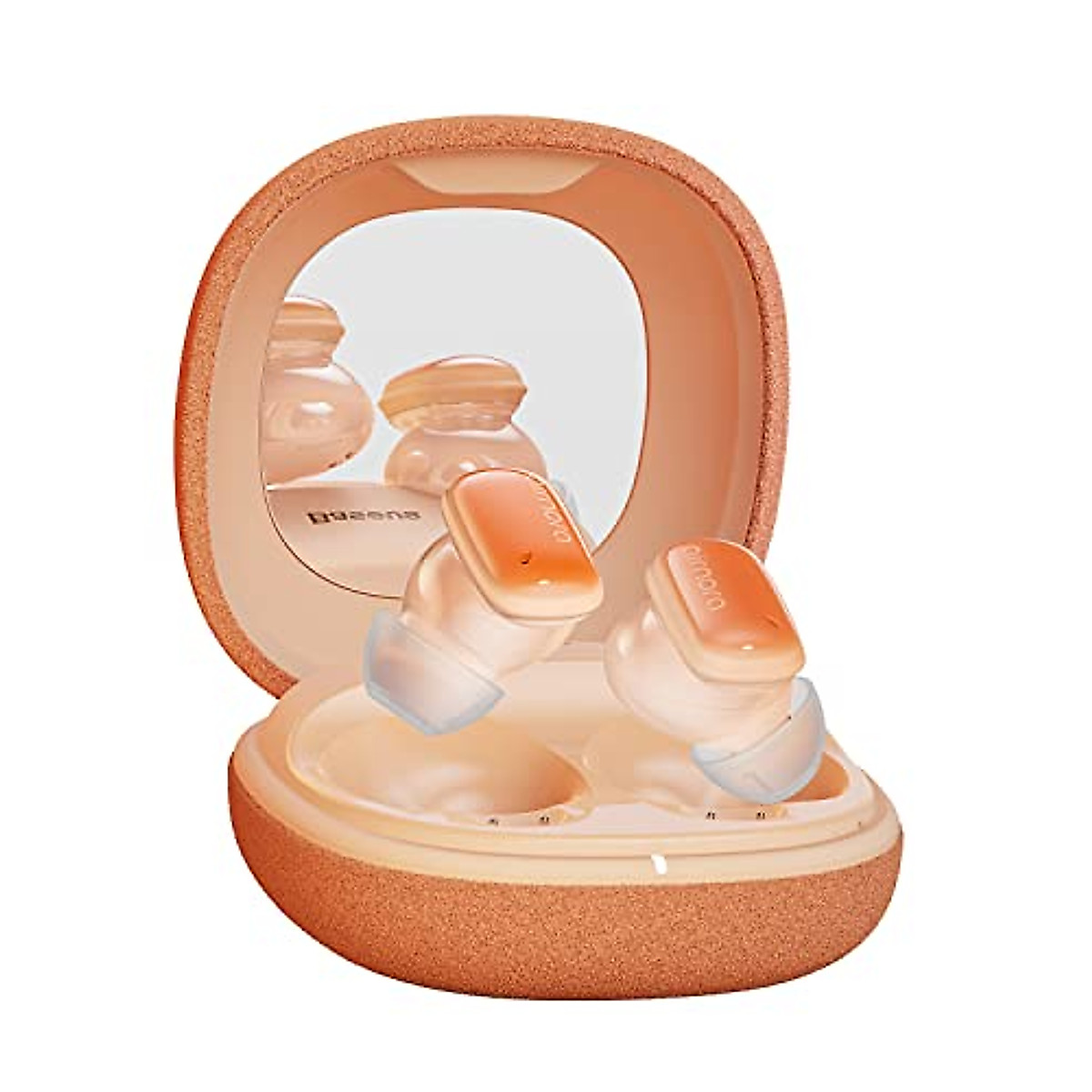 Baseus Hybrid Active Noise Cancelling Wireless Earbuds for Women - 3D Spatial Audio Bluetooth 5.3 Earbuds App Customized Upto 90% Noise Cancelling Lightweight Ear Buds for iPhone, Android (AirNora 2)