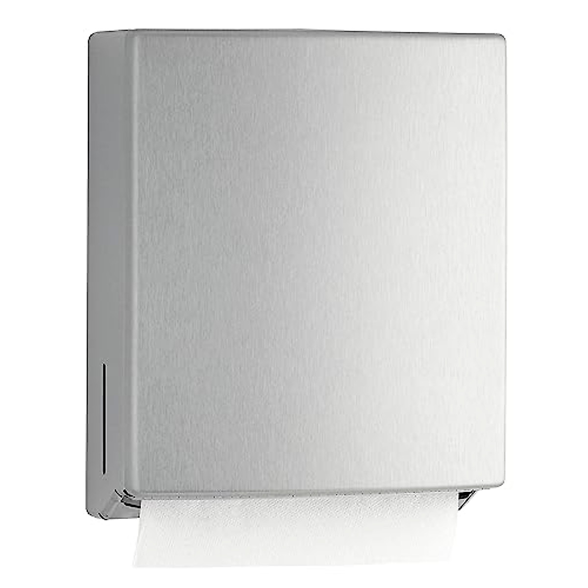 BOBRICK 4262 ConturaSeries Stainless Steel Paper Towel Dispenser with TowelMate, Satin Finish, 4-7/8" Length, 13-1/4" Height, 10-13/16" Width