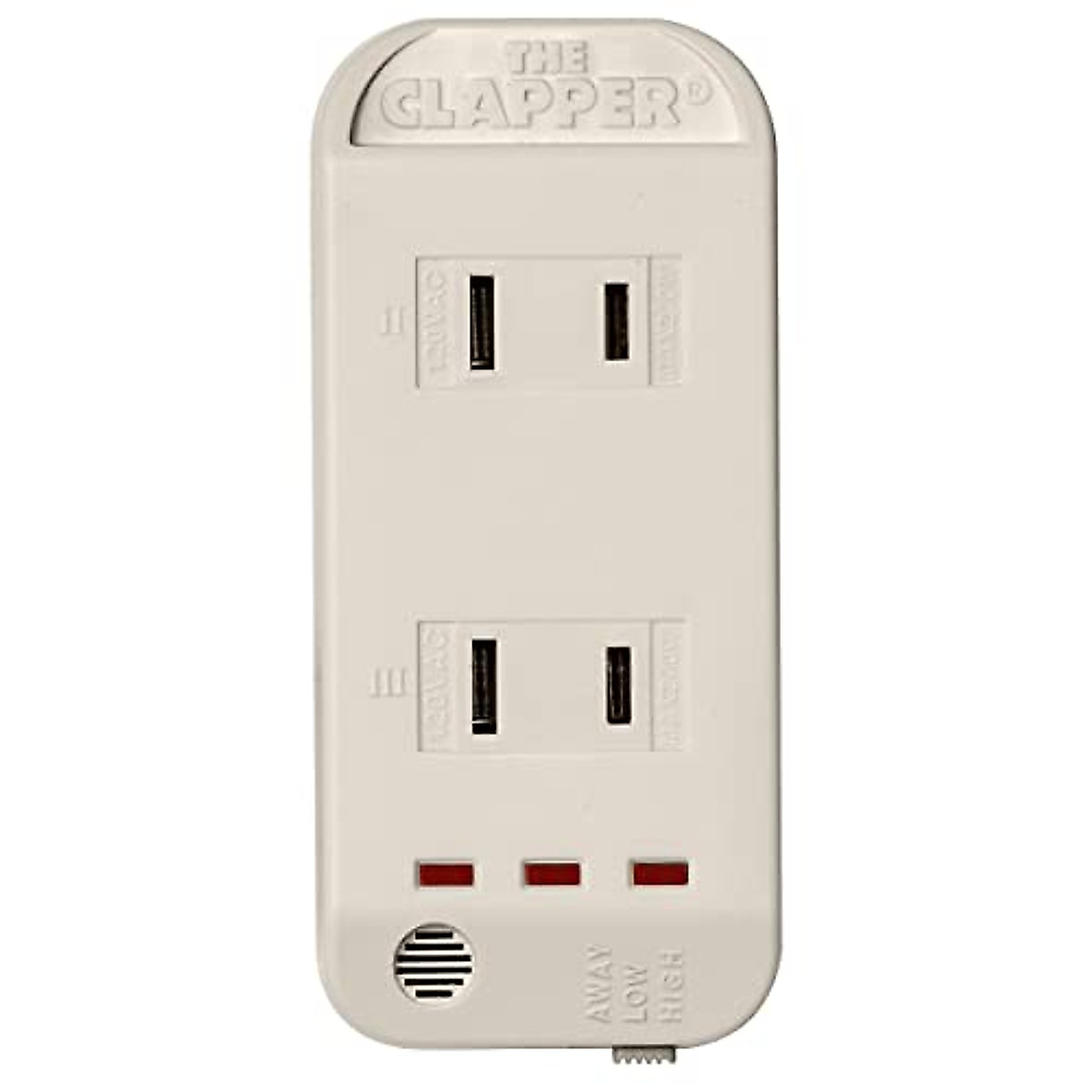 The Clapper, The Original Home Automation Sound Activated Device, On/Off Light Switch, Clap Detection - Kitchen Bedroom TV Appliances - 120v Wall Plug Smart Home Technology, As Seen On TV Home Gift