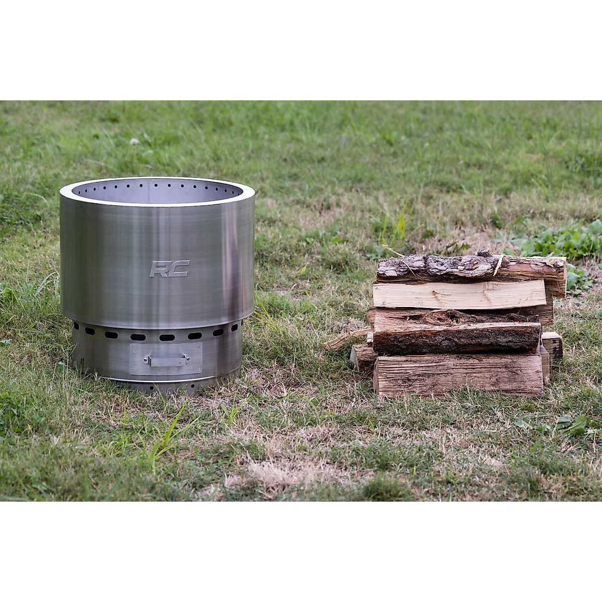 Rough Country Stainless Steel Smokeless Fire Pit w/Carry Bag - 117515