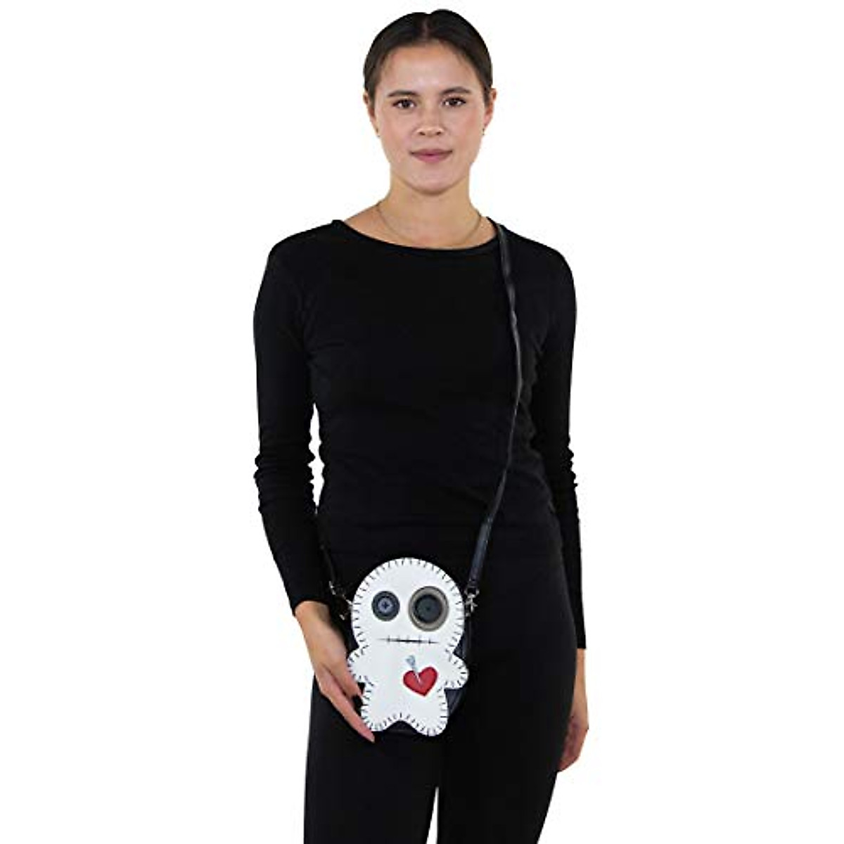 WonderMolly Stitched Voodoo Doll Shoulder Crossbody Bag