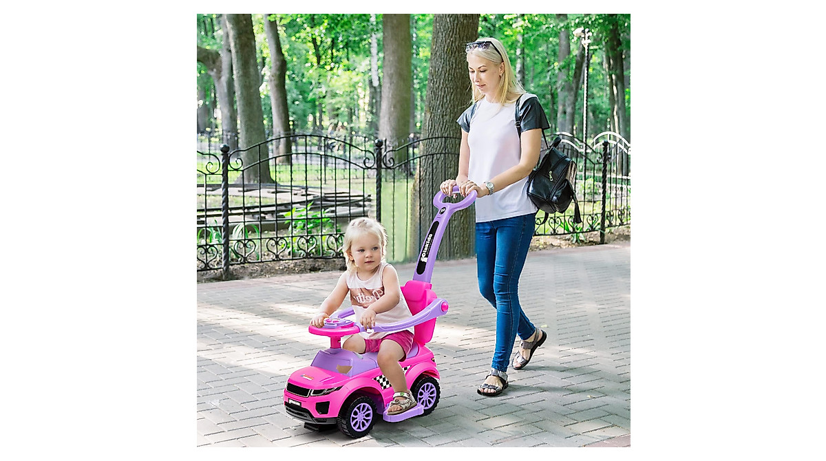 OLAKIDS 4 in 1 Push Car for Toddlers - Fun & Safe