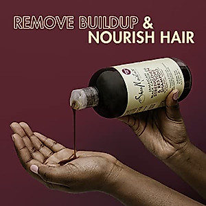 Shea Moisture Curly Hair Product Bundle Shampoo 16 Fl Oz, Conditioner 13 Fl Oz, Leave in Conditioner 15 Oz, Jamaican Black Castor Oil for Healthy Hair Growth, Strengthen & Restore, Sulfate Free