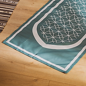 BAHĀ Portable Prayer Mat | Travel Prayer Mat, Foldable Prayer Mat for Muslims, Perfect Muslim Gift (Moss Green)