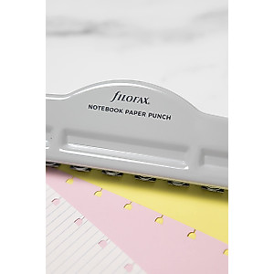 Filofax Notebook Holepunch grey