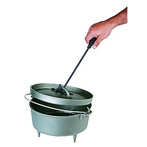 Texsport Camp Cast Iron Dutch Oven Lid Lifter , Black