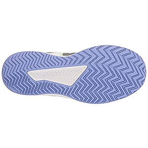 New Balance Women's 796 V3 Hard Court Tennis Shoe, Nb White/Castlerock/Vibrant Violet, 9 Wide US