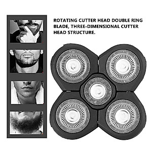 Shaver Head, Replacement Shaver Head Blade Cutters,Electric Heads Blades Parts,Accessories Limural Electric Replacement Blades For Trimmer & Clipper Blades (5 Sets)