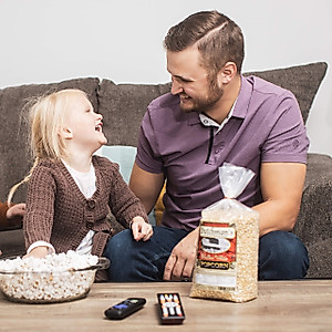 Dutchman's White Popcorn: Medium Popcorn Kernels for Popping in Microwave, Stovetop - Non GMO and Gluten Free Gourmet Popping Corn - 4 Pound Refill Bag