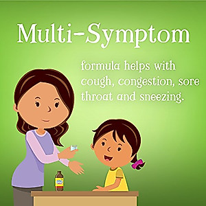 Cough Syrup for Kids Ages 2+ 100% Honey for Kids by Hyland's, Decongestant, Natural Relief of Cough and Chest Congestion, 4 Fl Oz