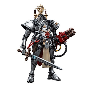 JOYTOY 1/18 Warhammer 40,000 Action Mecha Adepta Sororitas The Argent Shroud Paragon Warsuit Sister Collaen Collection Model(7.87-Inch)