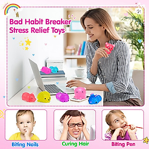 OCATO 40Pcs Mochi Squishys Toys Mini Squishies 2nd Generation Glitter Animal Squishies Party Favors for Kids Adults Stress Relief Toy Treasure Box Prize Classroom Valentine Prizes Easter Egg Fillers