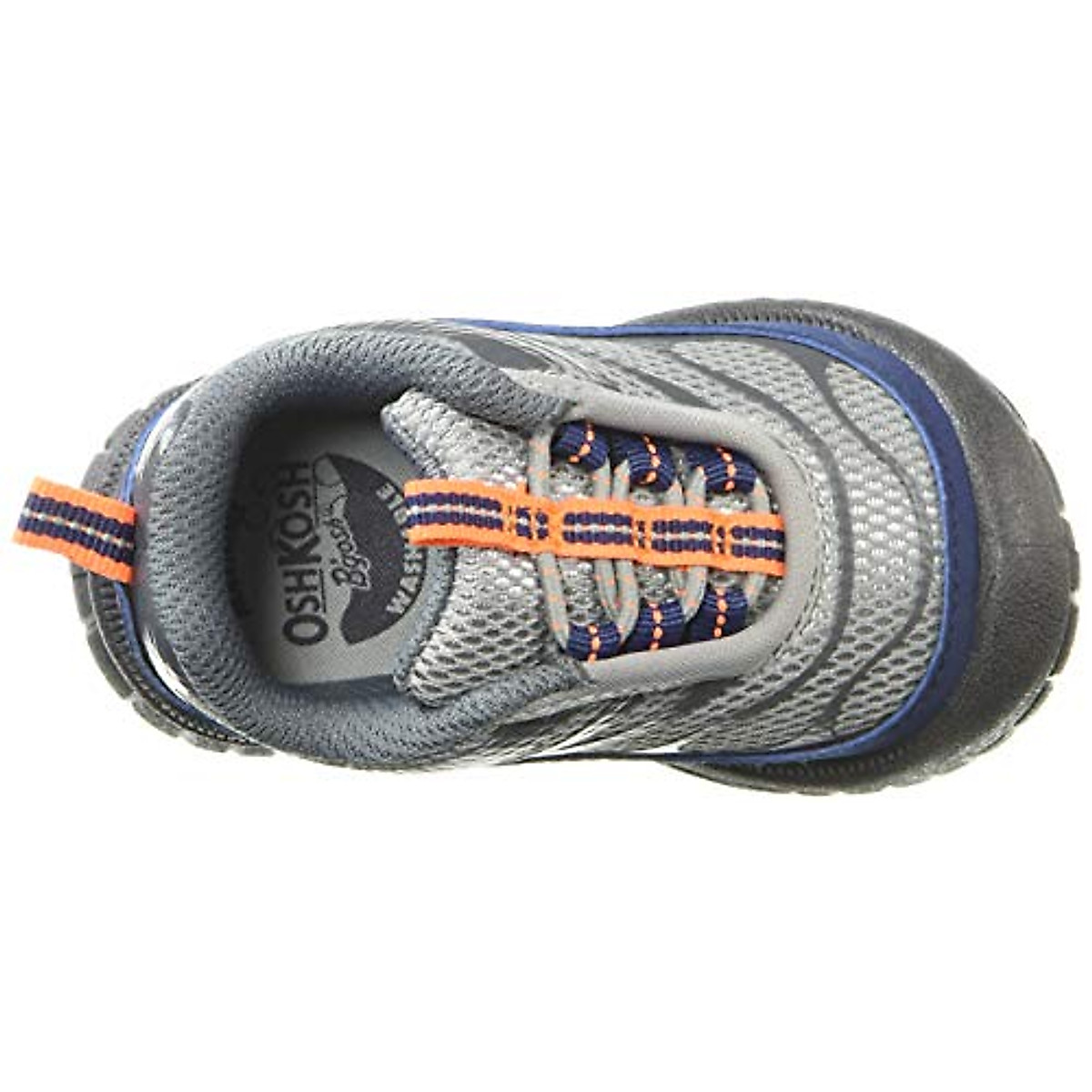 OshKosh B'Gosh Boys' Gianni Bump Toe Sneaker, Grey, 5 M US Toddler
