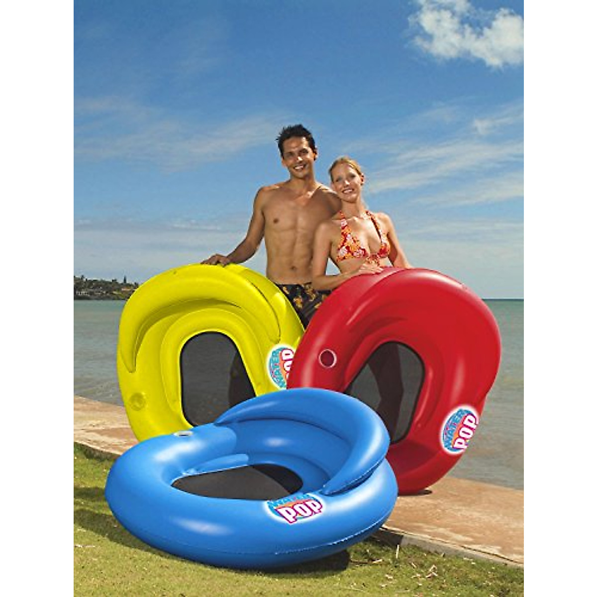 Poolmaster 85658 Water Pop Mesh Lounger