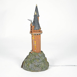Department 56, Glass Stone Harry Potter Village the Owlery Lit Building, 10.63 Inch, Multicolor