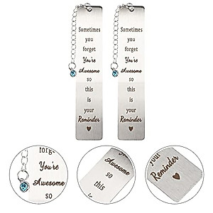 Didiseaon 2pcs Exquisite Student Bookmark Commemorate Bookmark Book Marking Tools