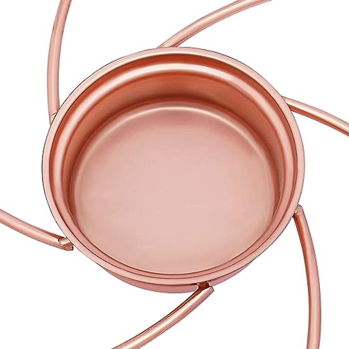 Stainless Steel Round Chafing Dish Buffet Set, 24cm Non-Stick Chafer Buffet Catering Chafers for Parties, Graduation, Events(Red Copper, 24cm Type2)