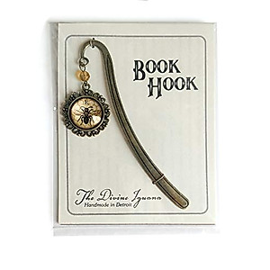 Honey Bee BrassBook Hook Bookmark