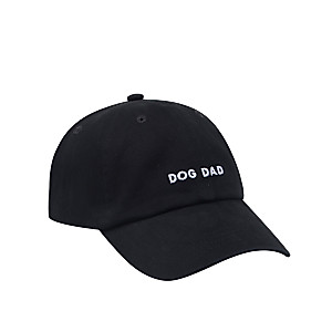 Hatphile 6 Panel Soft Embroidery Dog Dad Hat Dog Mom Hat Adjustable Baseball Cap Dog Lover Gifts for Men/Women