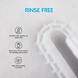 COCOYO Disposable Grooming Glove Wipes for Dogs & Cats I Fur Deodorizing I Fresh Moutain Pine Scent I Rinse Free & Bathing Gloves Wipes (30 Individually-Packed Glove Wet Wipes) (30 Individual Pack)