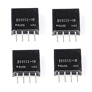 Rakstore 4 Pcs B0505S-1W DC-DC Isolated Converter 5V to 5V Power Supply Module 4 Pins Power Module
