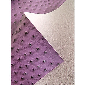 DuroLast™ Classic Ostrich Upholstery Vinyl Fabric Sold by The Yard 2 Tone Embossed Raised DIY Upholstery Accessories Apparel (Orange)