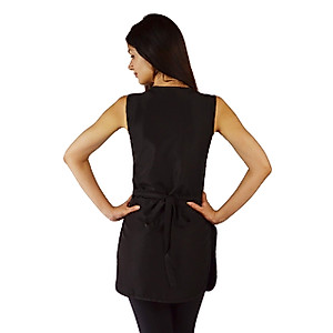 Ladybird Line Waterproof Cobbler Apron Hair Resistant with Zippered Bottoms Ideal for Hair Stylists & Pet Groomers