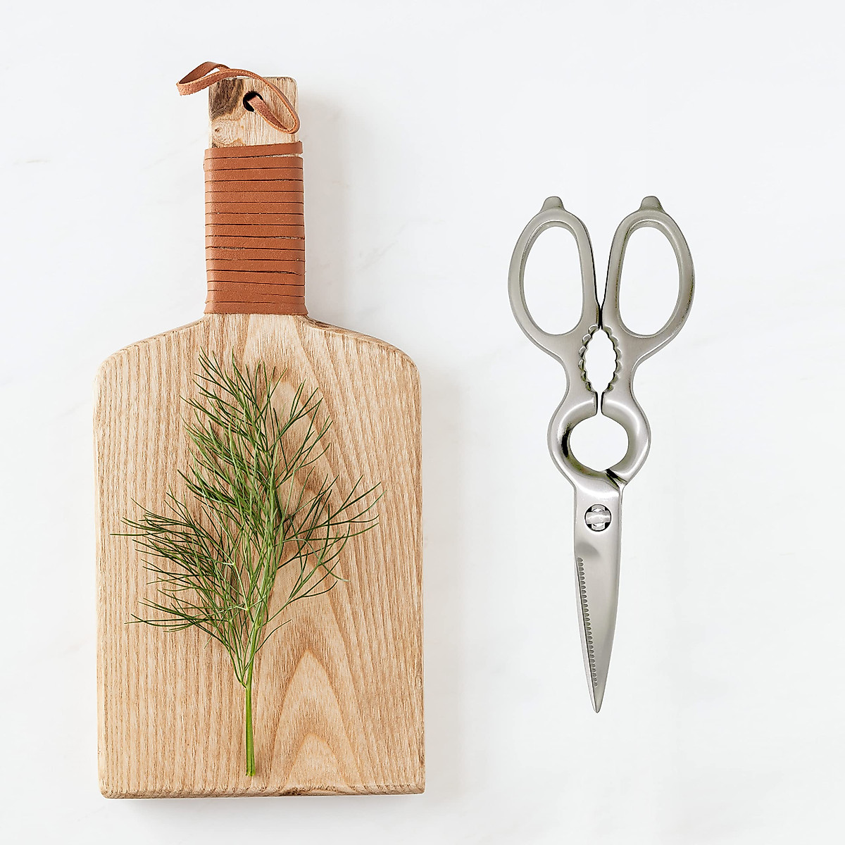 MATTSTONE HILL SINCE 1979 Kitchen Knife Set - 7" Santoku Knife & Kitchen Shears, Asian Chef Knife, Heavy Duty Kitchen Scissors, Poultry Shears