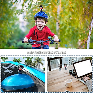 Collyon Car Dashboard Ornament Cute Rubber Duck，Office Car Cab Ornaments,Cool Spectacled Duck