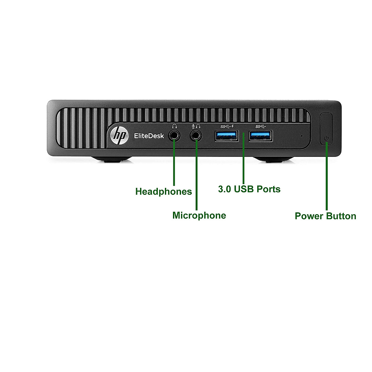 HP EliteDesk 800 G1 Tiny Computer Micro Tower PC, Intel Core i5 Processor, 16GB Ram, 250GB SSD,Wireless Keyboard & Mouse, WiFi | Bluetooth, Windows 10 Professional (Renewed)
