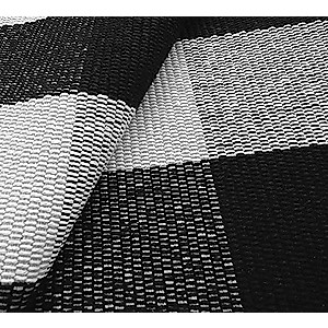 Levinis Buffalo Check Rug - Cotton Washable Porch Rugs Durable and Washable Outdoor Rugs Door Mat Hand-Woven Buffalo Plaid Rug for Outdoor/Kitchen/Bathroom/Entry Way/Bedroom, 23.6" x 35.4"