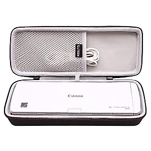 LTGEM EVA Hard Case for Canon imageFORMULA R10 Portable Document Scanner - Protective Carrying Storage Bag