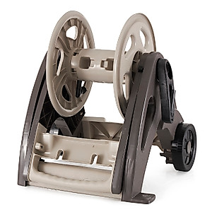 Suncast 175 ft. Hosemobile Garden Hose Reel Cart with 6" Wheels, Bronze/Taupe