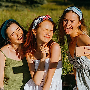 YARIEW 20 Pack Boho Headbands for Women Womens Headbands Head Bands No Slip Fashion for Women Hair Bands Boho Knotted Turban Fashion Headbands for Wigs Hair Accessories for Women and Girls…