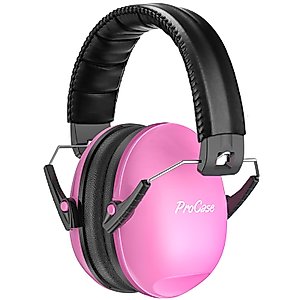 ProCase Noise Cancelling Headphones for Kids Toddler, SNR 27dB Noise Reduction Ear Muffs, Kids Ear Protection for Fireworks Autism, Sensory Headphones for Autistic Kids -Pink
