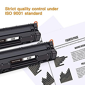 E-Z Ink (TM) Compatible Toner Cartridge Replacement for Canon 125 CRG-125 3484B001 to use with ImageClass LBP6030w ImageClass LBP6000 ImageClass MF3010 Laser Printer (Black, 2 Pack)
