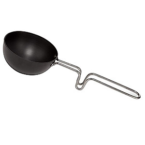 Khandekar Hard Anodized Tadka Pan, Nonstick Mini Fry Pan, Spice Roasting Pan, Vagharia with Long Handle - 11 inch (27.5 cm)