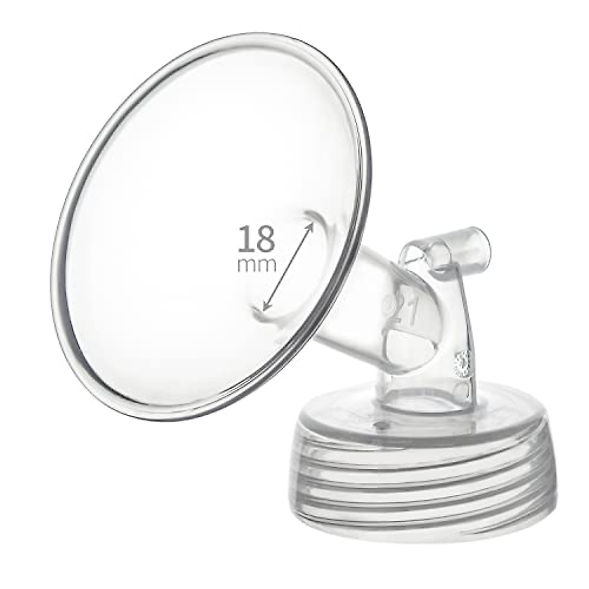 Belmikal 18mm 1 pc Flange Compatible with Spectra S2 Spectra S1 9 Plus Ameda MYA Motif Luna Breastpumps Replacement to Spectra Pump Parts and Spectra Flange. Compatible with Spectra Parts/Accessories