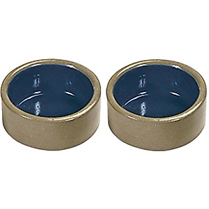 Kaytee Stoneware Hamster Bowl, 3-Inch (2 Pack)