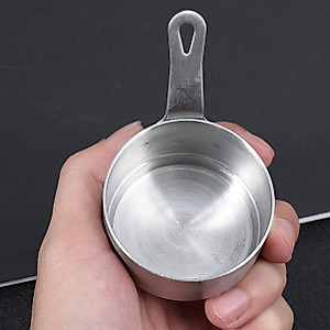 Hemoton Mini Saucepan Butter Milk Cheese Melting Pot Pan Small Heating Pot Cookware with Handle for Home Kitchen Restaurant Size S 9.5x5.3x5cm