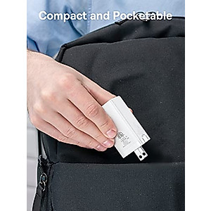 USB C Charger, Baseus 65W USB C Wall Charger, 3 Ports Foldable GaN Charger, Fast Charger for iPhone 14/Pro Max/SE/11/XR/XS, Samsung S22+/S22, MacBook Pro/Air, iPad, Laptops, Pixel 7, Steam Deck