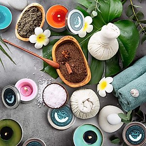 Hearth & Harbor Tin Candle Jars for Making Candles - DIY Candle Containers with Lids - Metal Candle Jars - Bulk Tins Storage for Candle - (24 Pieces) - (8 Ounces) - Stainless Steel