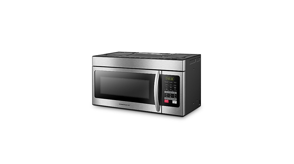 CONTOURE RV Convection Microwave: 1000W Power & 4 Menus